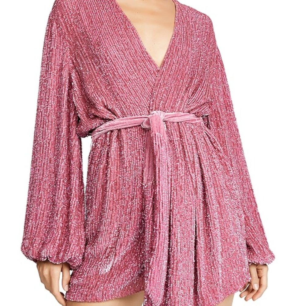 Retrofete Gabrielle Robe Dress - Gem